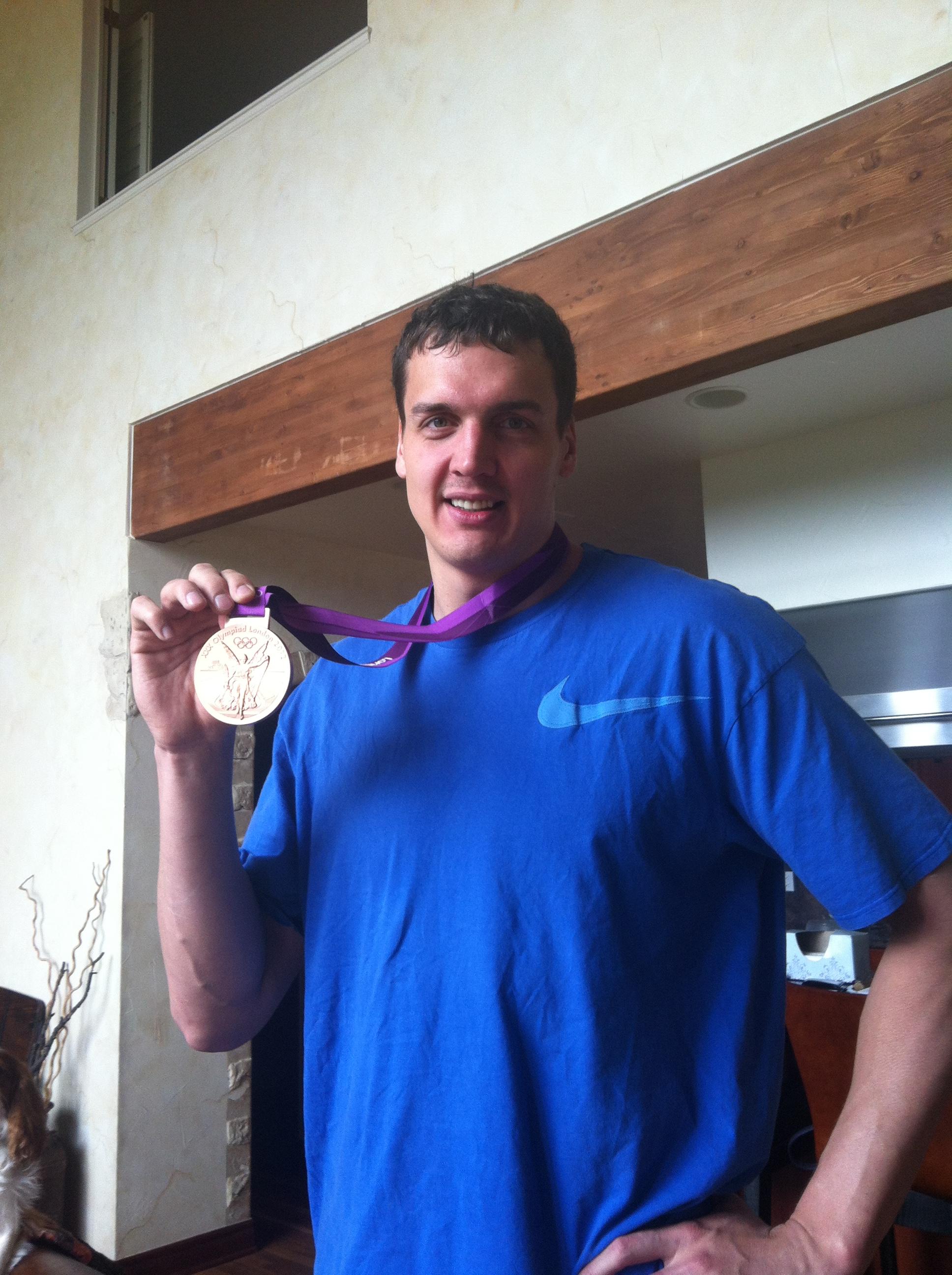 Former KU center Sasha Kaun makes history with Olympic medal | News ...